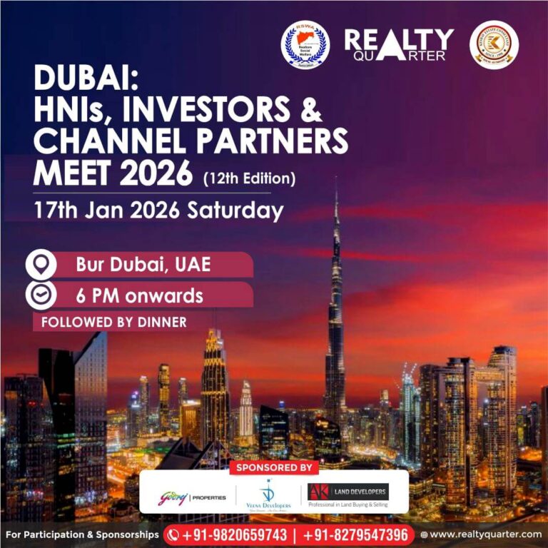 Realty Quarter Announces the 12th Edition of Dubai: HNIs, Investors ...